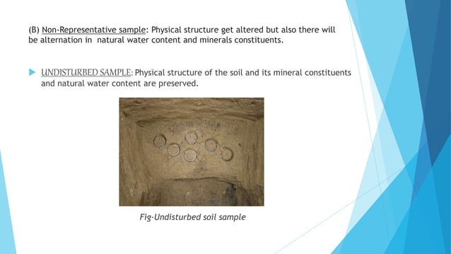 Presentation on type of sample and sampler in geotechnical engineering ...