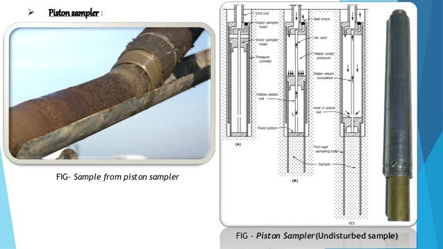 Presentation on type of sample and sampler in geotechnical engineering