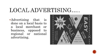 Presentation on types of advertising | PPT