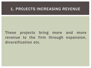 Presentation on types of capital budgeting decisions | PPTX