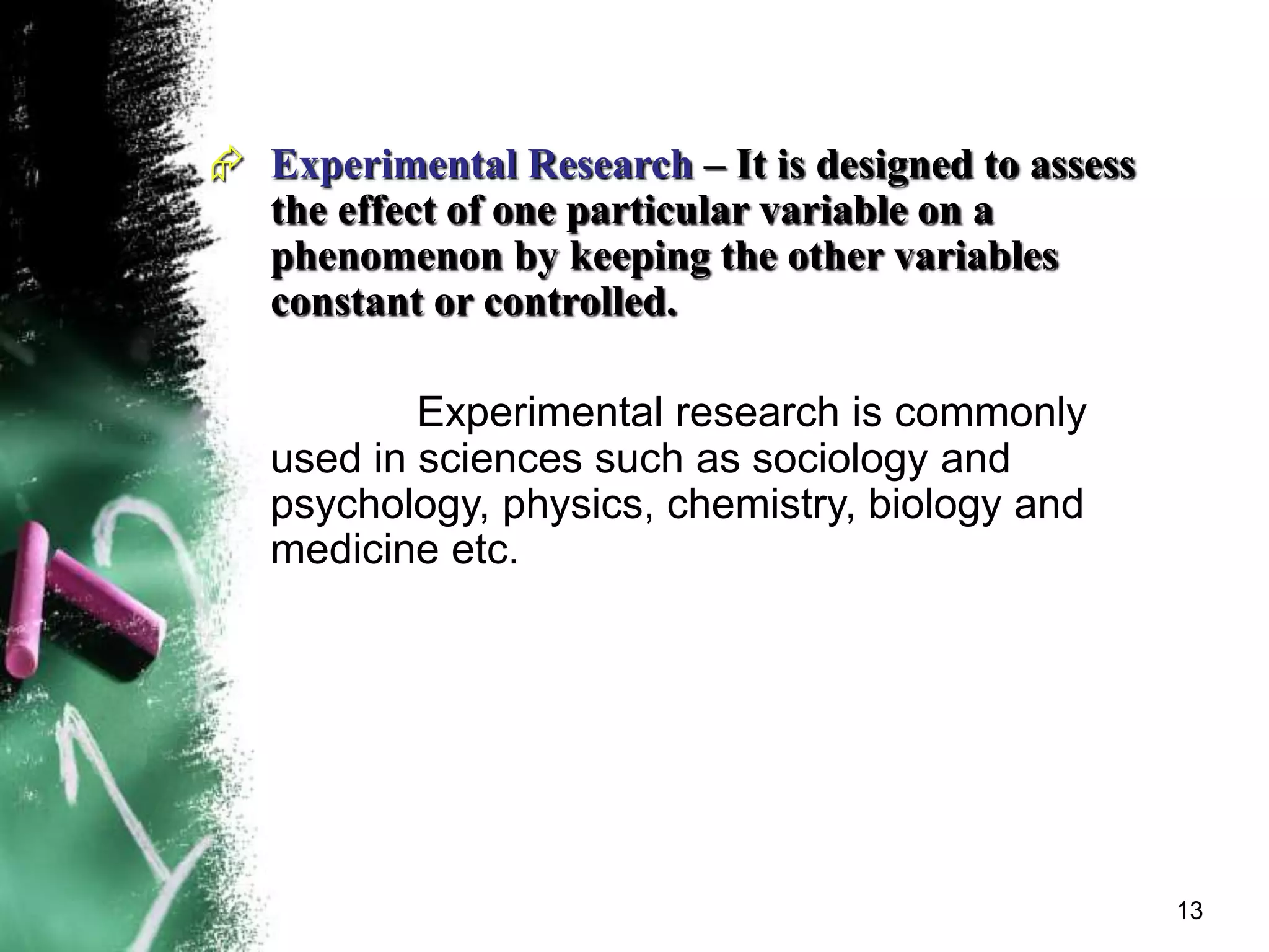 Presentation on types of research | PPSX