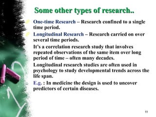 Presentation on types of research | PPSX