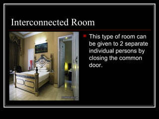 Presentation on types of rooms | PPT