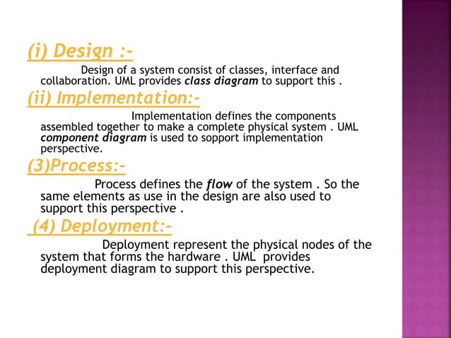 Presentation on uml | PPTX | Programming Languages | Computing