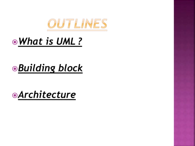 Presentation on uml | PPTX | Programming Languages | Computing