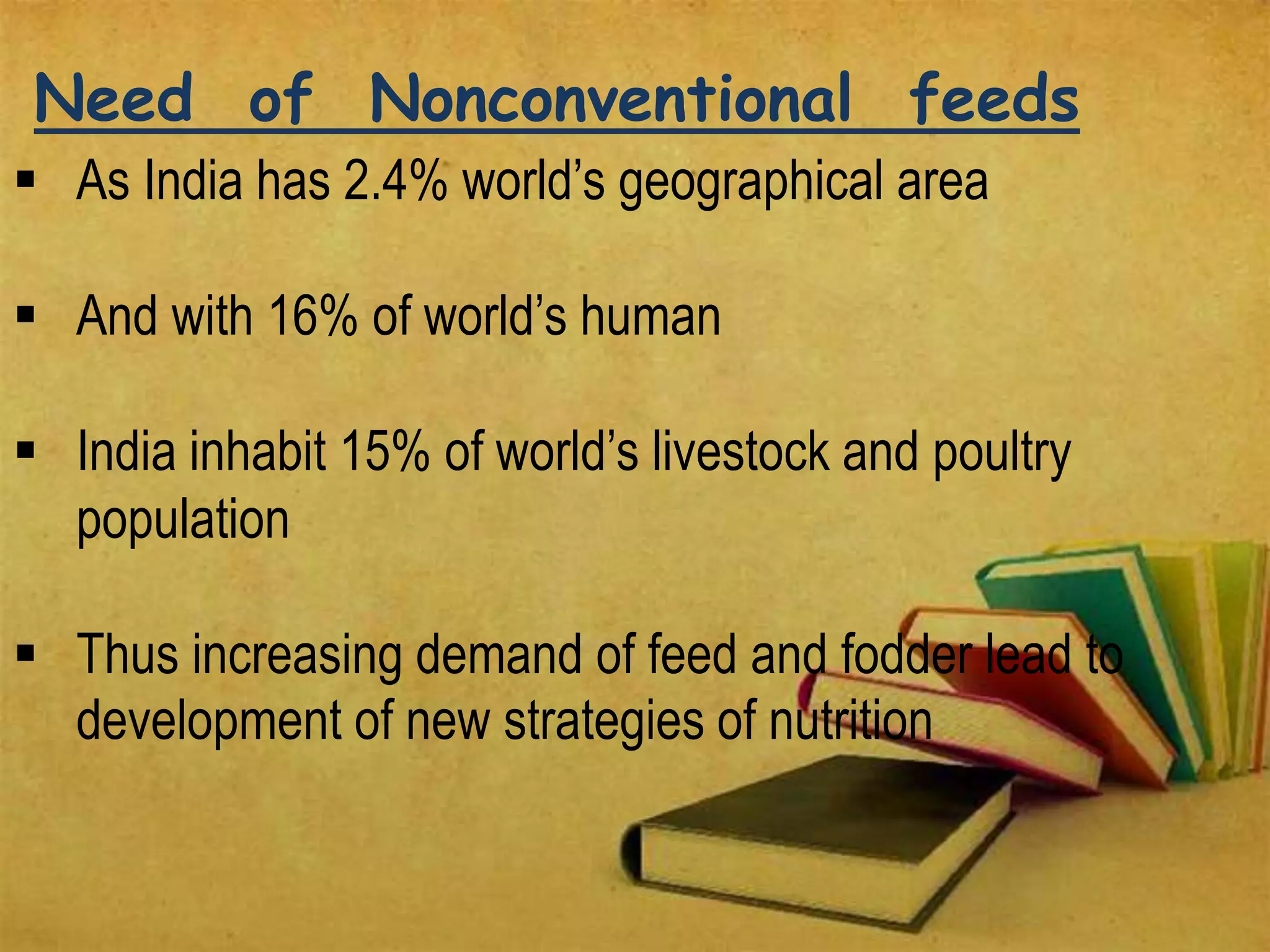 Presentation on unconventional feed stuff complete1 | PPTX