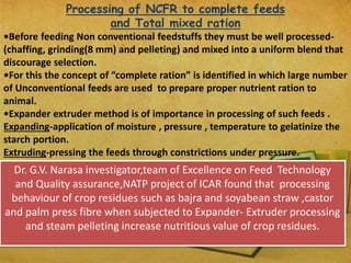 Presentation on unconventional feed stuff complete1 | PPTX