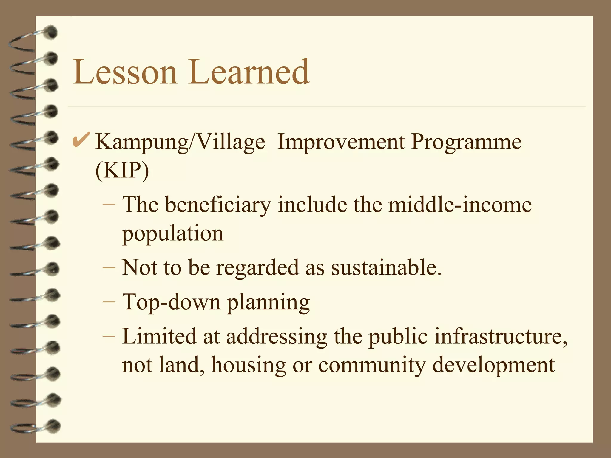 Neighbourhood Upgrading and Shelter Sector Project Indonesia | PPT