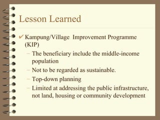 Neighbourhood Upgrading and Shelter Sector Project Indonesia | PPT