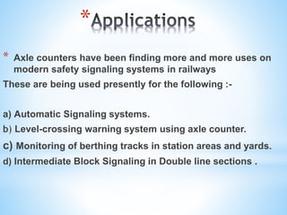 Presentation on universal axel counter by cel | PPTX