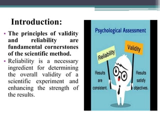 Presentation on validity and reliability in research methods | PPTX