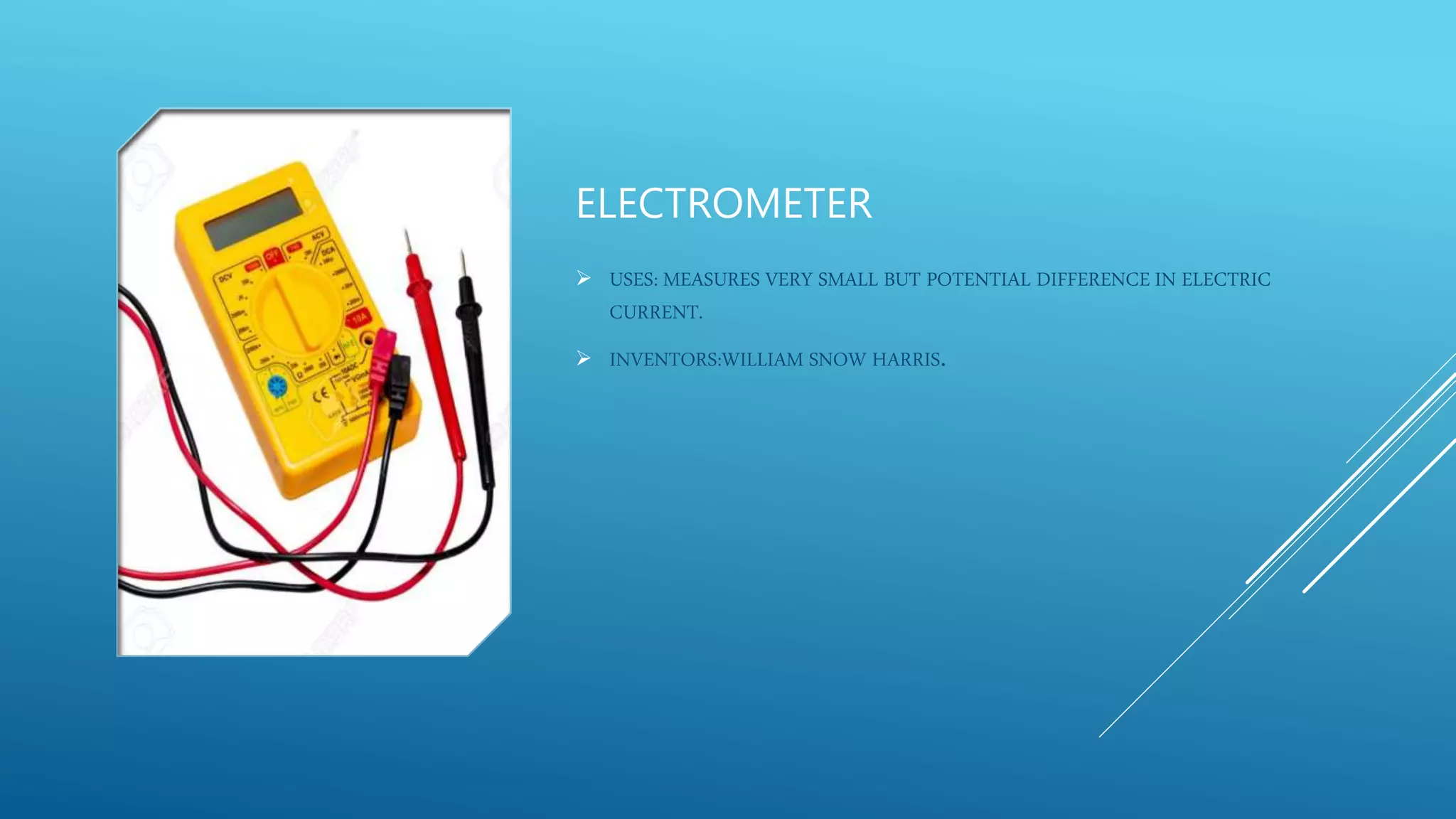 PRESENTATION ON VARIOUS INSTRUMENTS USED IN PHYSICS.pptx