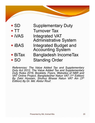 Presentation on VAT Act-2012 | PDF