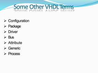 Presentation on vending machine controller using vhdl | PPTX