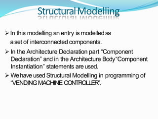 Presentation on vending machine controller using vhdl | PPTX