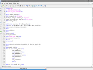 Presentation on vending machine controller using vhdl | PPTX