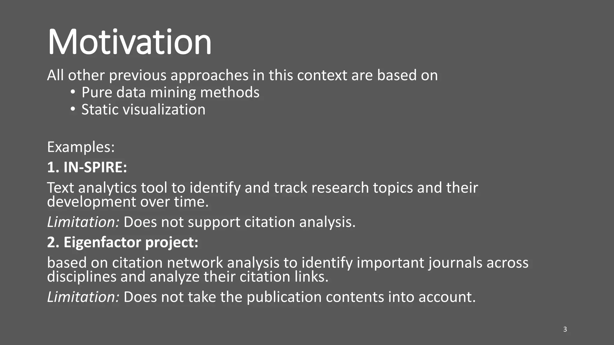CiteRivers: Visual Analytics of Citation Patterns | PPT