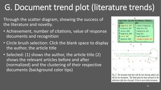 CiteRivers: Visual Analytics of Citation Patterns | PPTX