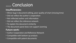 CiteRivers: Visual Analytics of Citation Patterns | PPTX