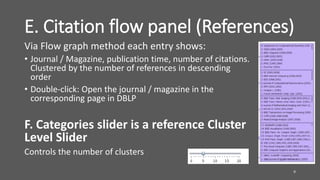 CiteRivers: Visual Analytics of Citation Patterns | PPTX