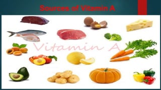 Vitamin A deficiency: at a glance | PPTX