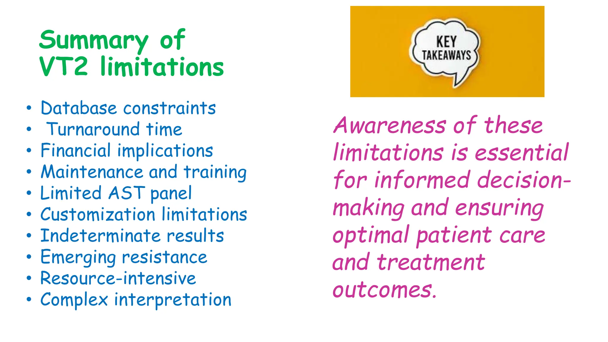 Presentation on the limitations fo the VITEK 2.pptx