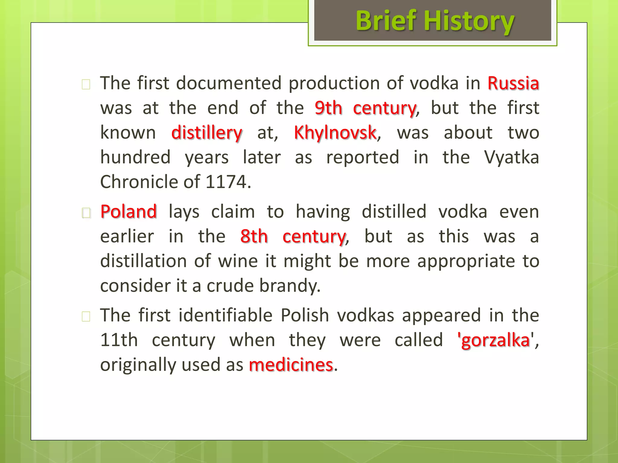 Vodka | PPTX