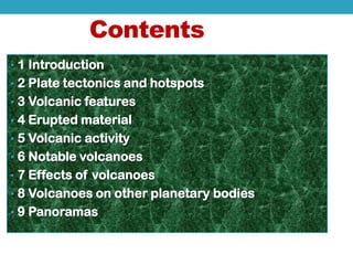 Presentation on volcanos | PPTX