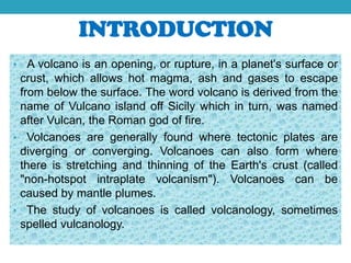 Presentation on volcanos | PPTX