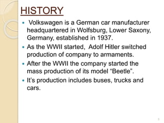 Presentation on volkswagen | PPTX