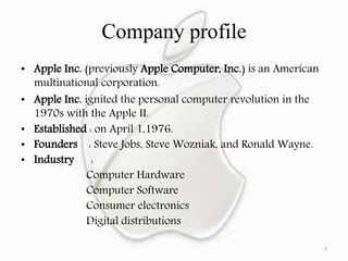Presentation on wacc of apple inc | PPTX