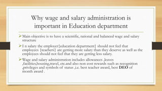 Presentation on wage and salery administratrion | PPTX