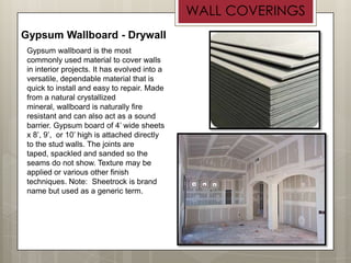 Presentation on walls and wall opening | PPSX