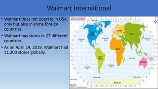 Presentation on walmart | PDF