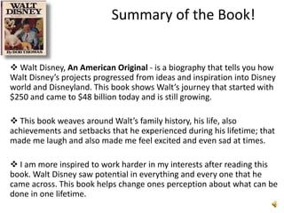 Presentation on walt disney bio! | PPT