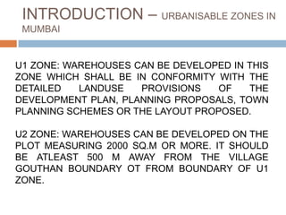 Presentation on warehousing and logistics hub mumbai | PPTX