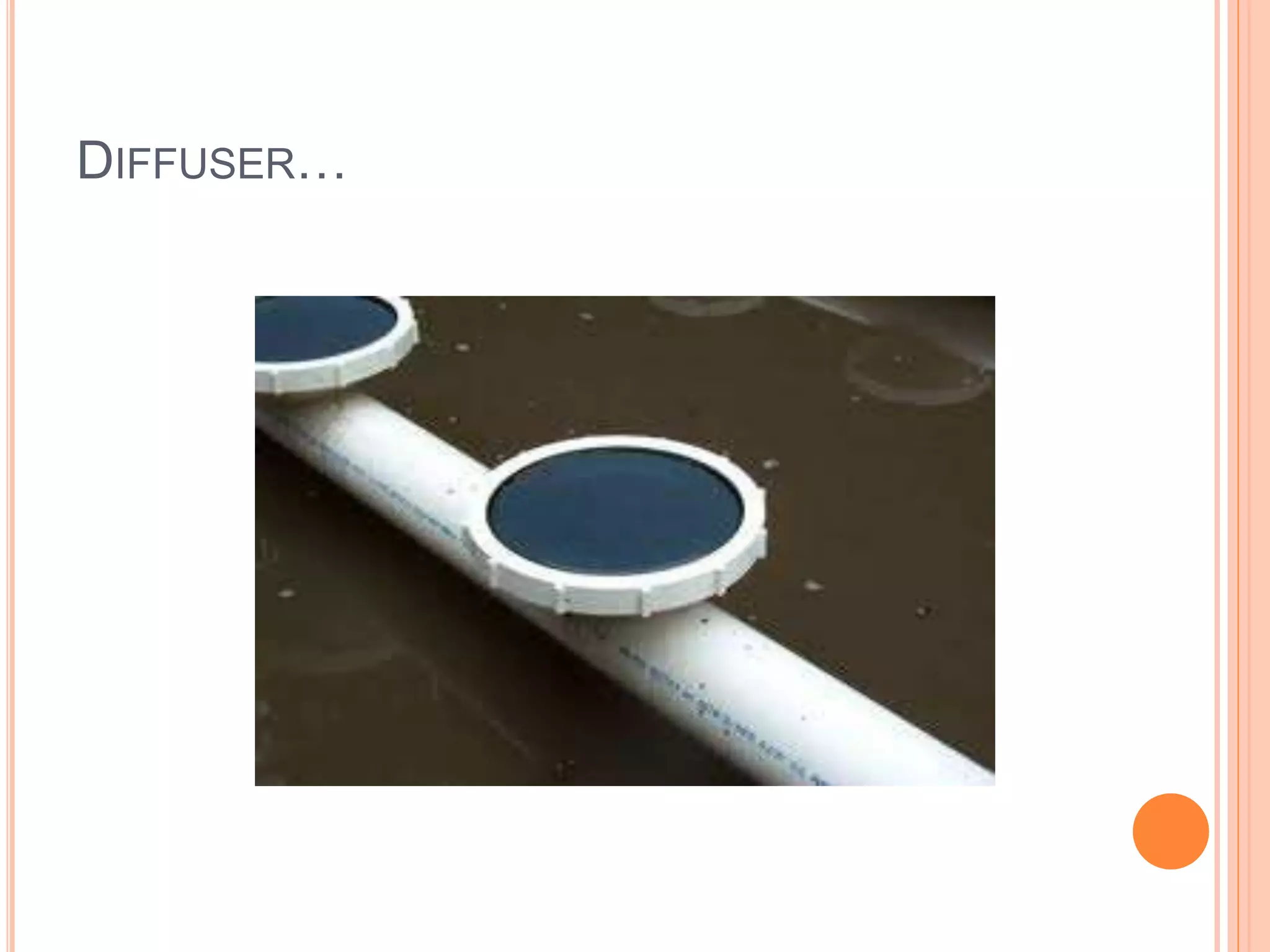 Presentation on waste water diffuser | PPTX