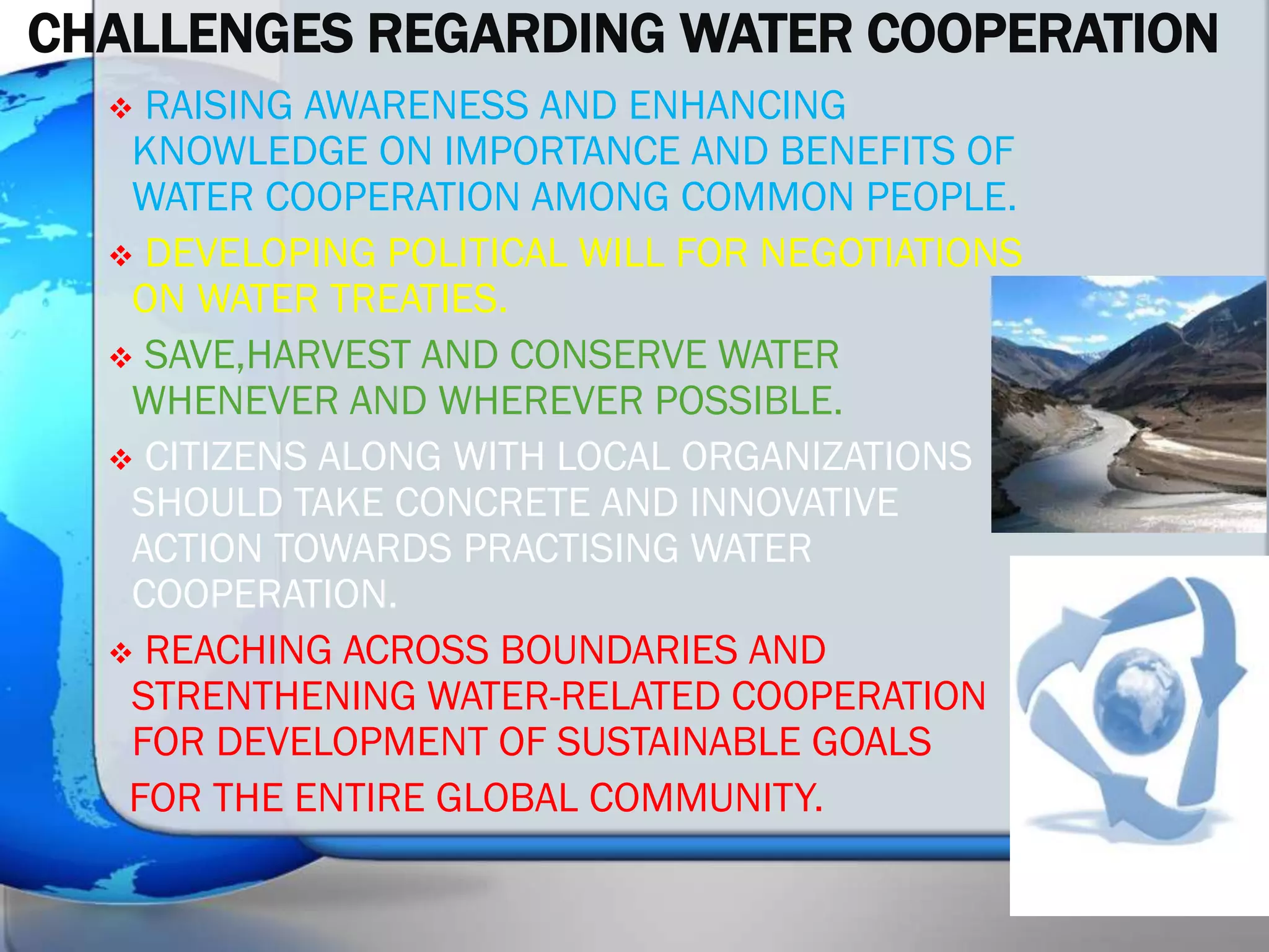 Presentation on water cooperation | PPTX