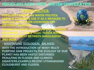 Presentation on water cooperation | PPTX