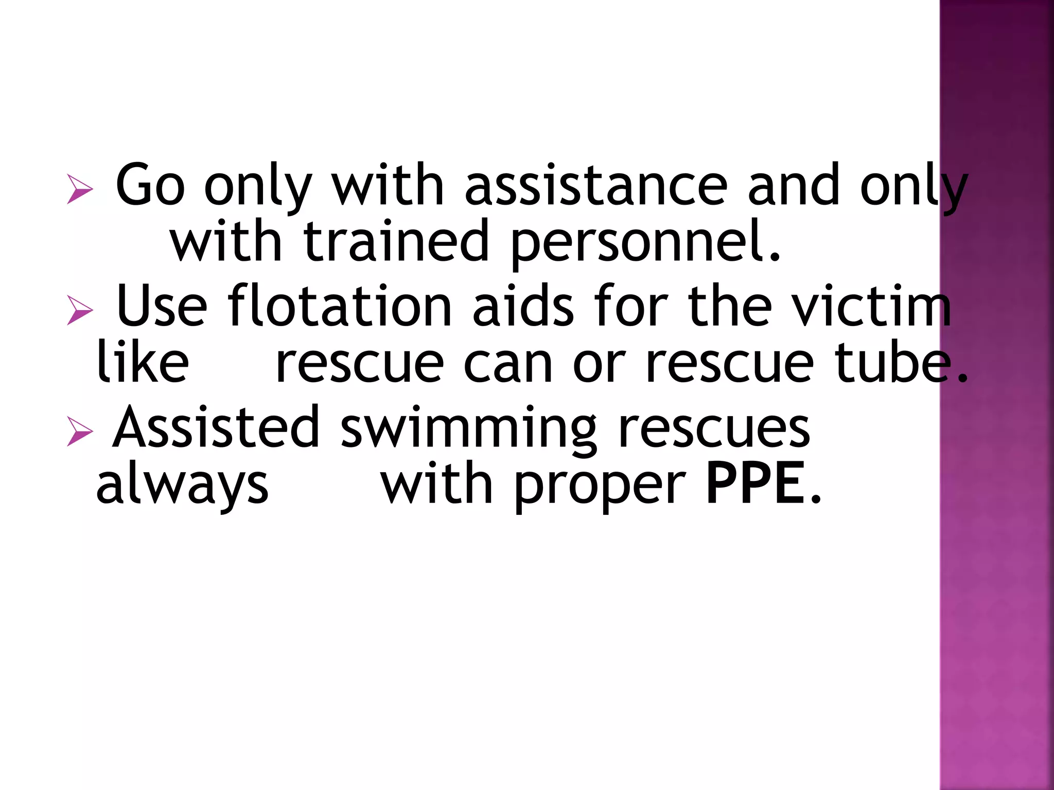 Presentation on water search & rescue | PPTX