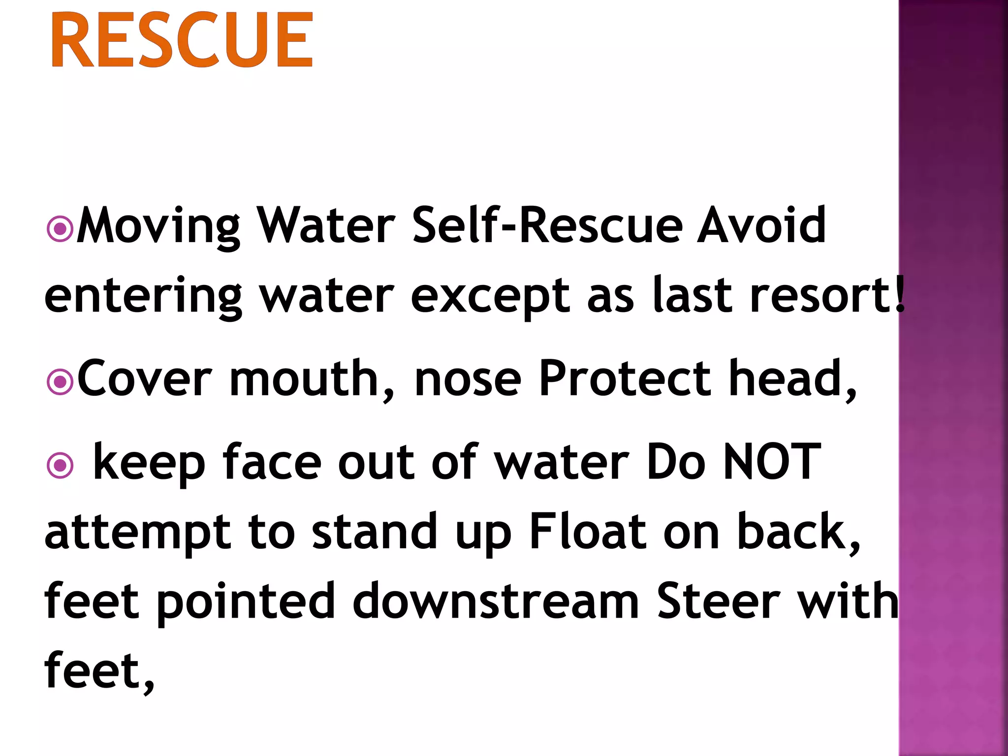 Presentation on water search & rescue | PPTX