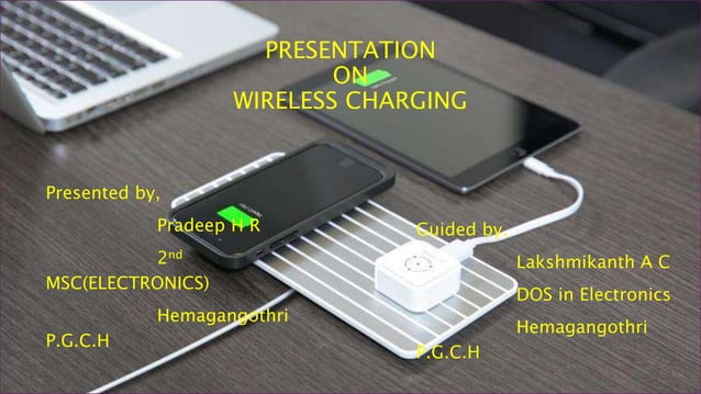 Presentation on wireless charging | PPT