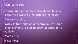 Presentation on wireless charging | PPTX