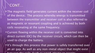 Presentation on wireless charging | PPTX