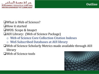 Presentation on web of science m.vi.library | PDF