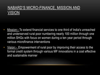 Presentation on NABARD & SIDBI | PPTX