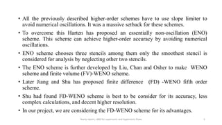 Presentation on weno lbfs | PPT
