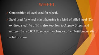 presentation on wheel for locomotive and emus | PPTX