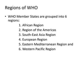 WHO (World Health Organization) | PPTX