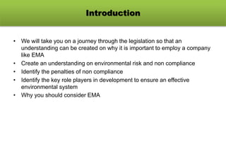 Presentation on why ema is needed | PPT